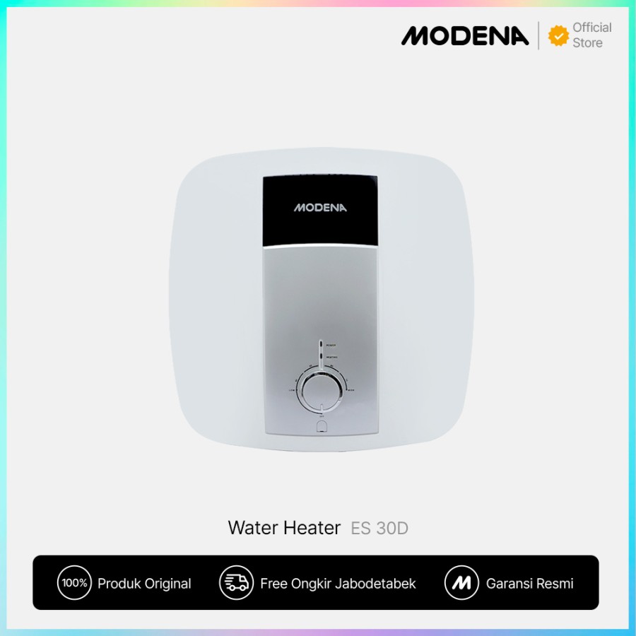 MODENA Electric Water Heater - ES 30D (Kapasitas 30 Liter) | Lazada ...