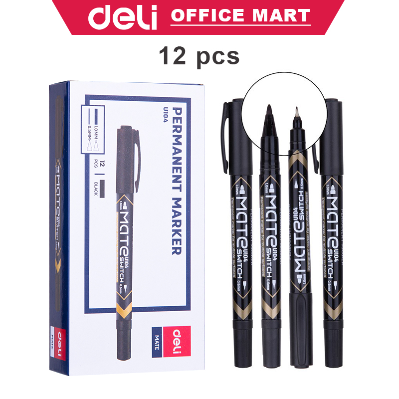 Deli Spidol Permanen Tahan Air Spidol Kaligrafi Highlighter Pulpen 0 ...