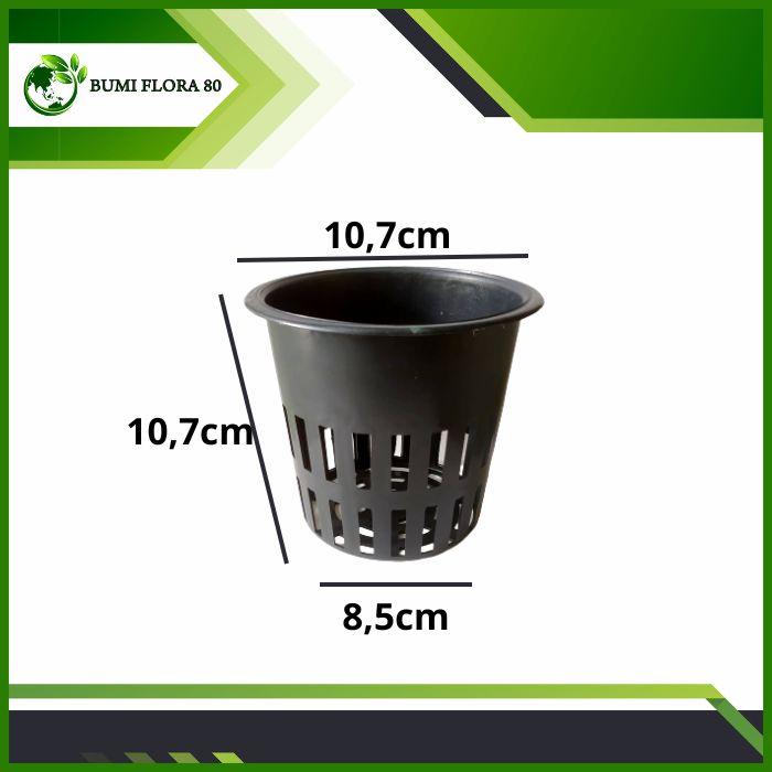 Netpot Hidroponik - Hydroponic Net Pot 10 cm Hitam | Lazada Indonesia