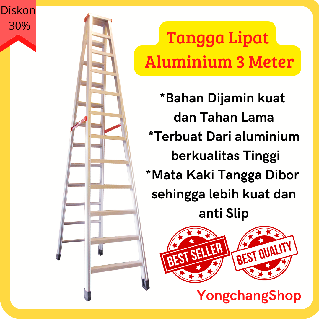 Tangga 3 Meter/Tangga Lipat/Tangga Aluminium/Tangga/Tangga Murah ...