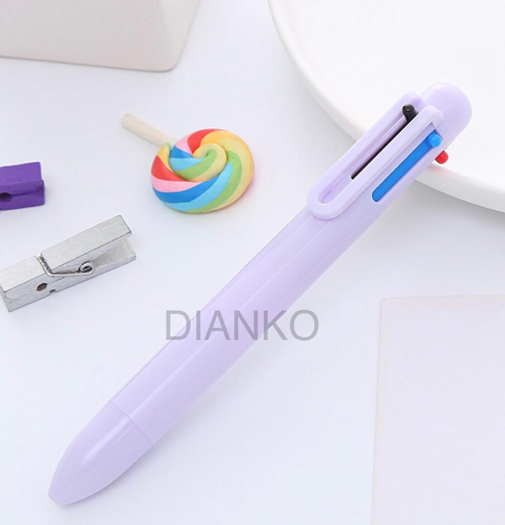 PULPEN MEKANIK 6 WARNA BARU PENA BOLPEN 6IN1 WARNA MULTI COLORS ...