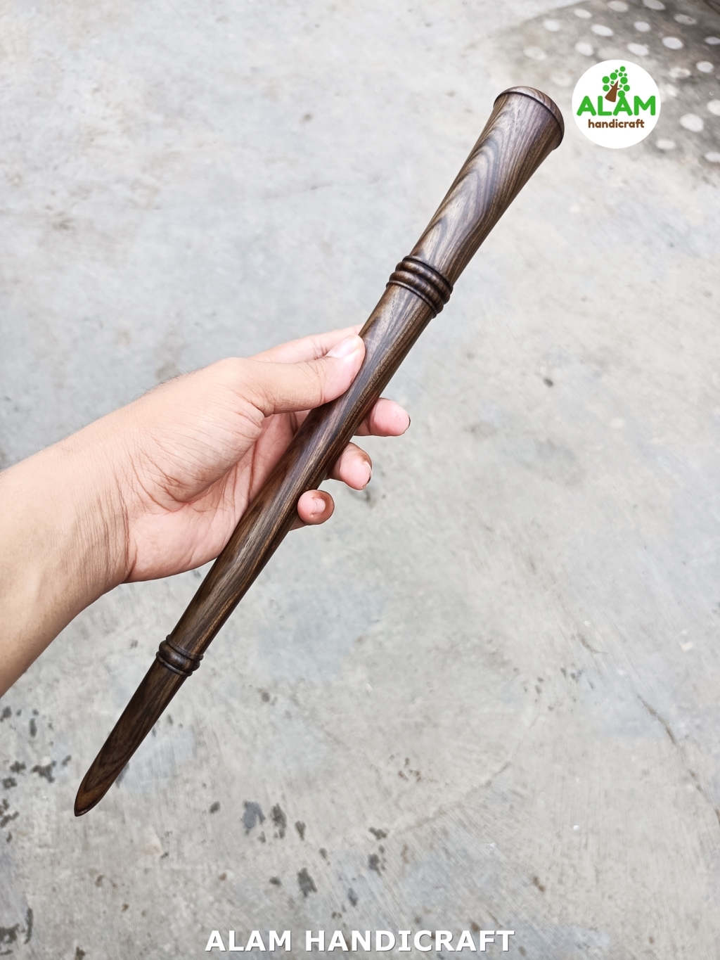 COD Tongkat kayu kalimasada 45cm | Lazada Indonesia