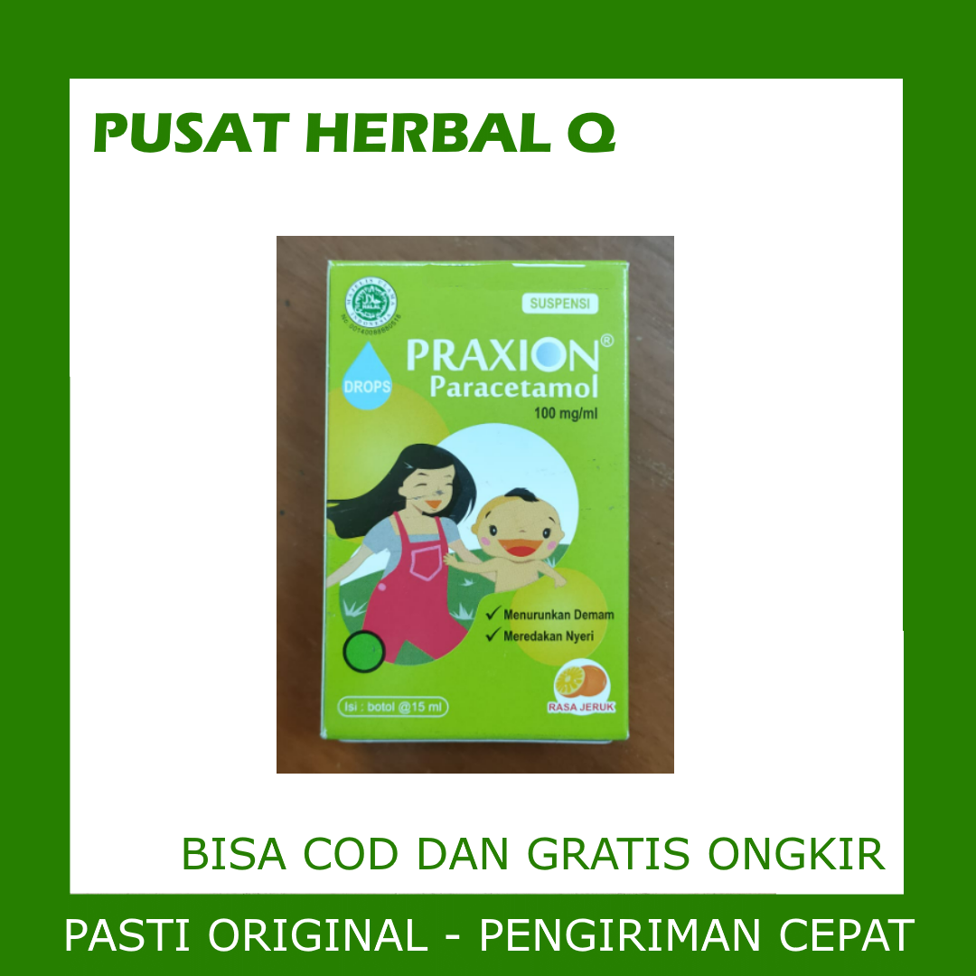 PRAXION DROP DROPS 15ML PARACETAMOL ANAK DEMAM PANAS BAYI BALITA ...