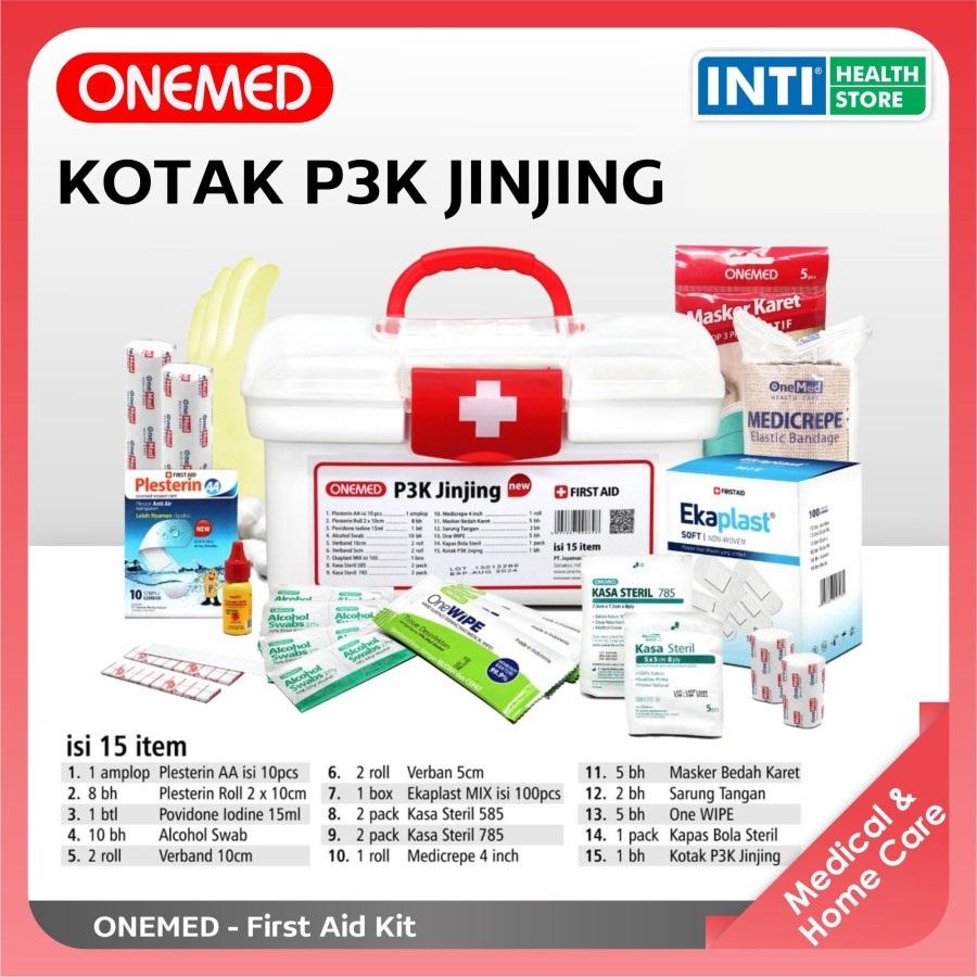 Onemed | Kotak P3K Jinjing Onemed | First Aid Kit | Kotak P3K Portable ...