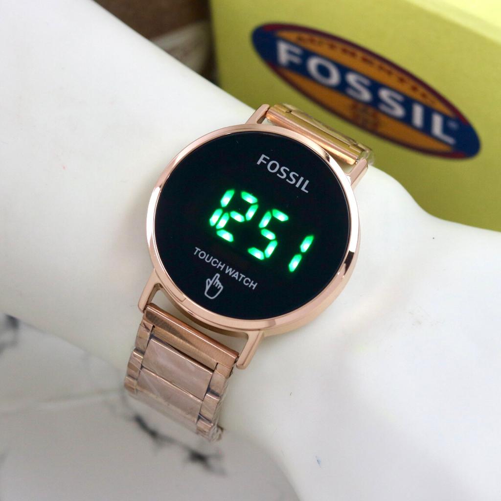 Jam Tangan Fossil Touchscree LED Fitur Jam Tanggal Bulan Hari Model ...