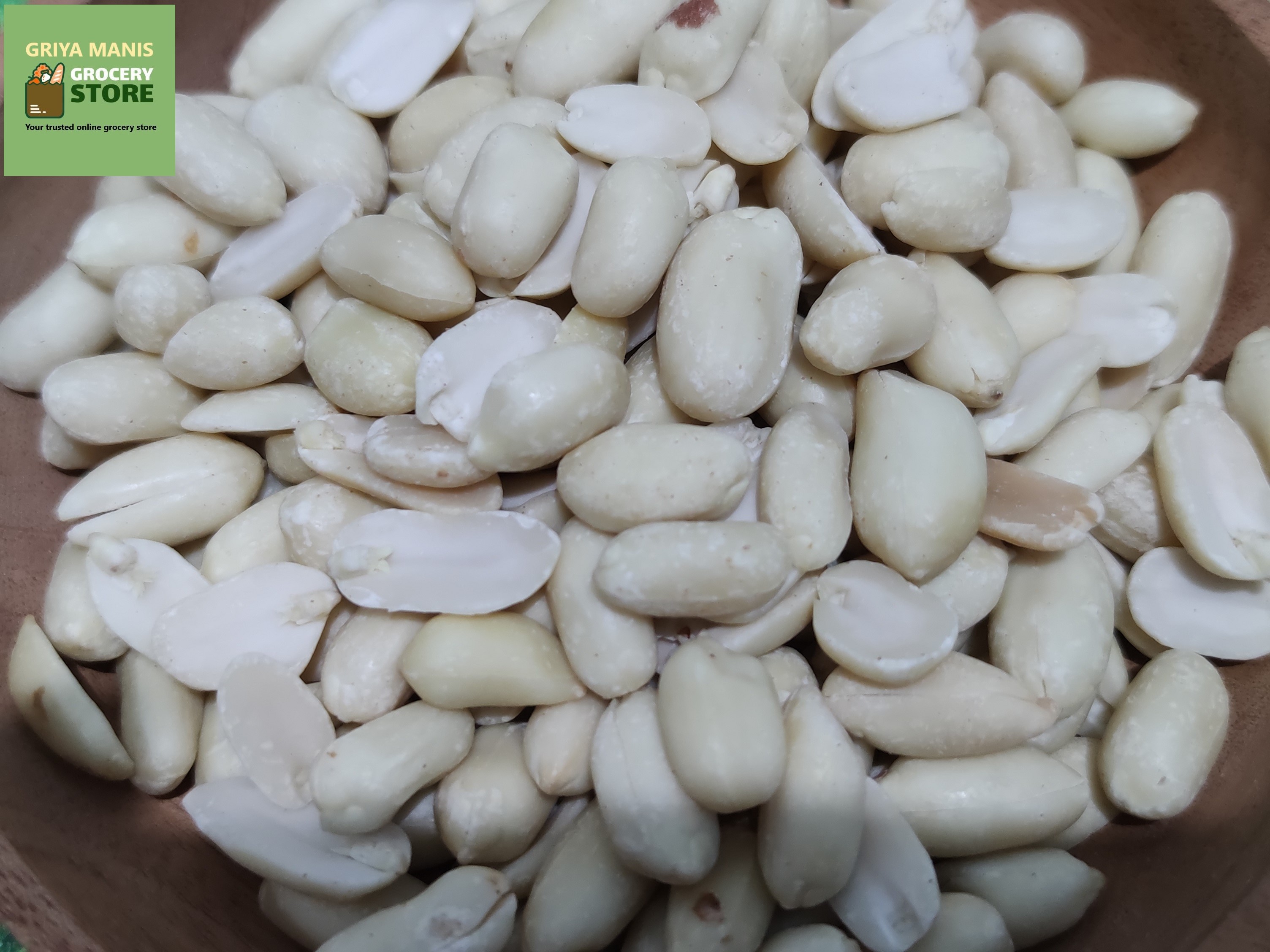 Kacang Tanah Kupas Ukuran Besar 25/29 1kg | Lazada Indonesia