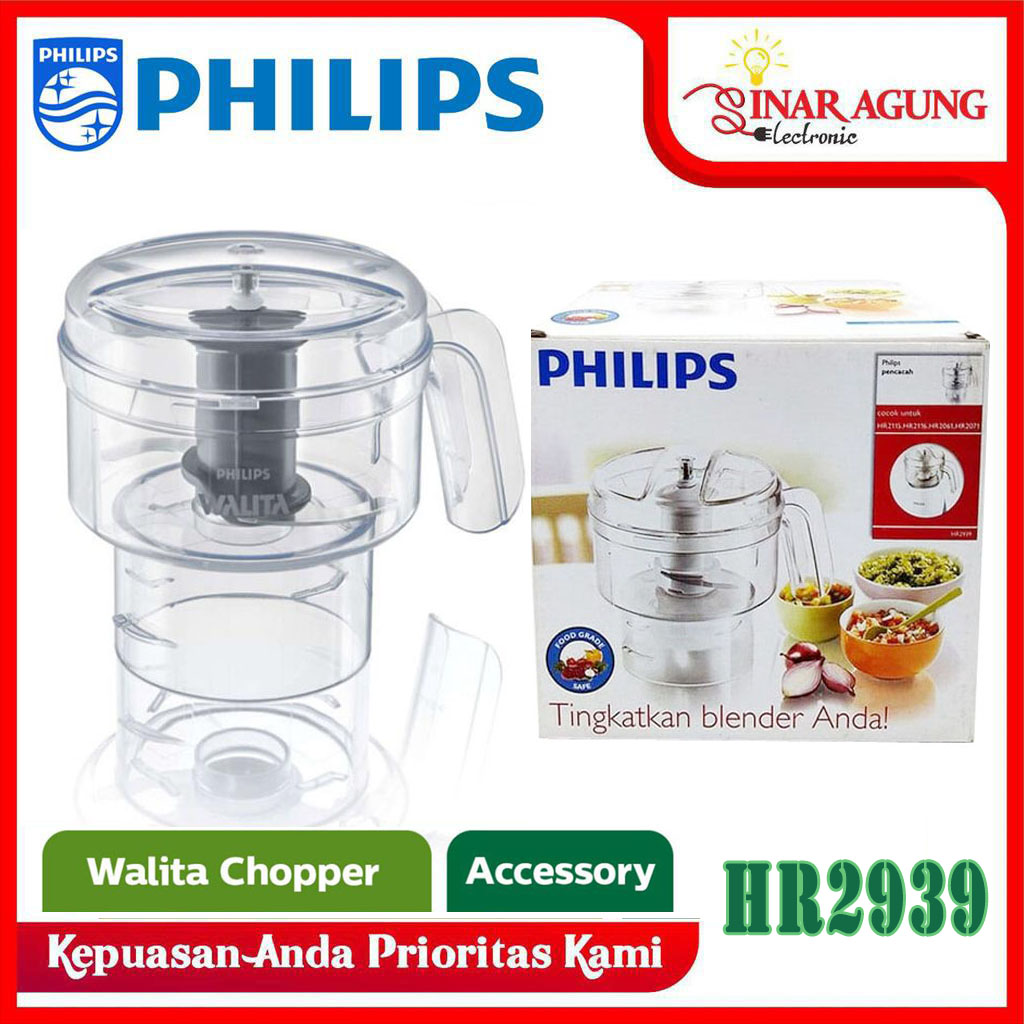 Philips HR 2939 HR2939 HR-2939 N Chopper | Lazada Indonesia