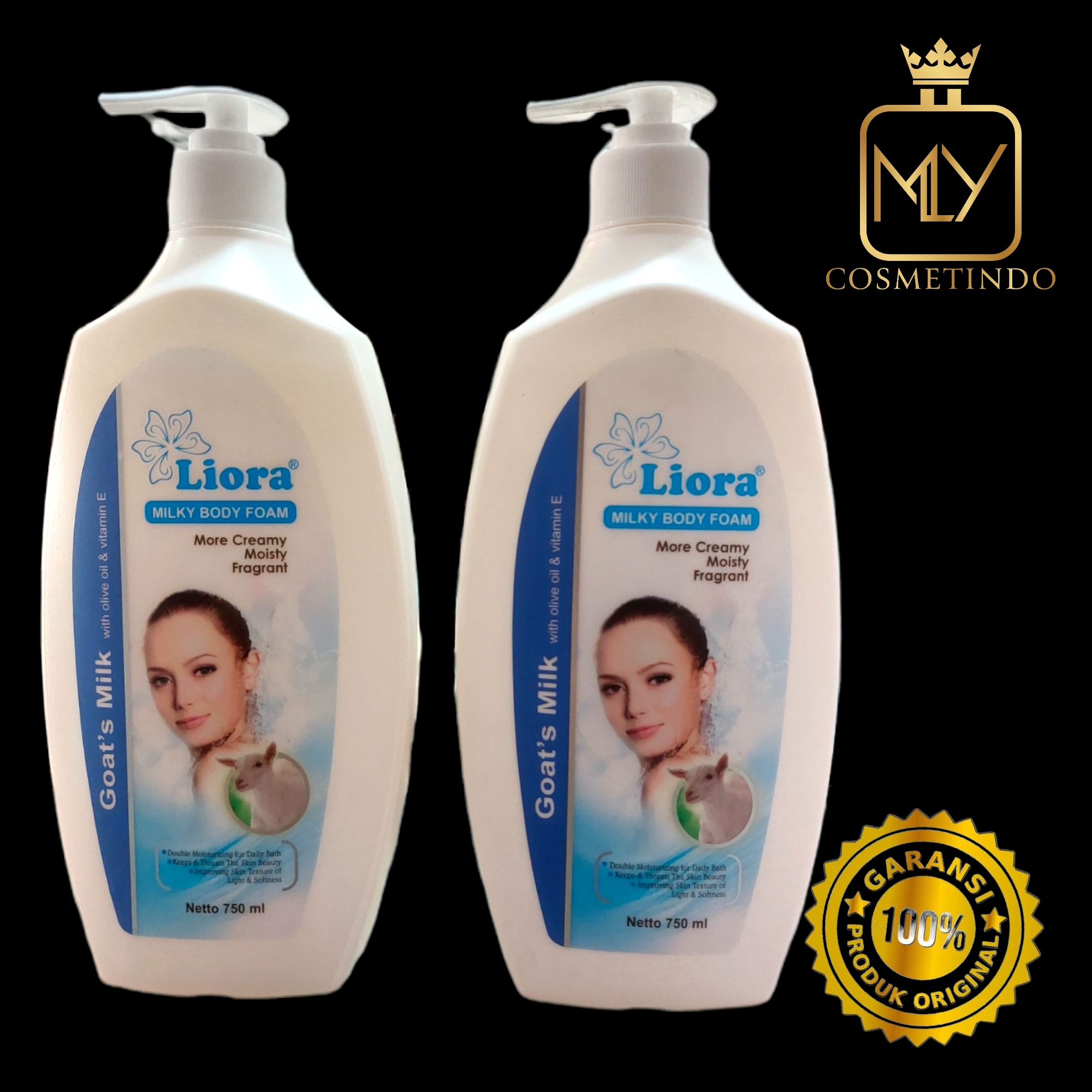 Liora Milky Body Foam 750ml [Produk Original dan Bergaransi*] | Lazada Indonesia