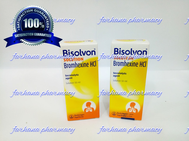 Bisolvon solution untuk batuk dipakai dengan alat uap atau inhalasi ...