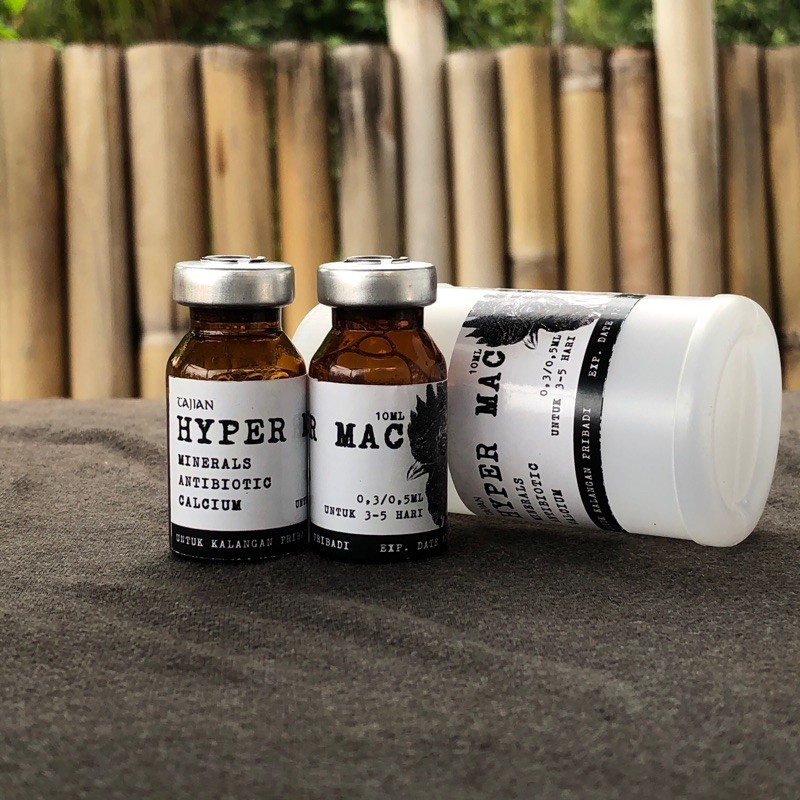 HYPER MAC 10ML - OBAT SAKIT AYAM LUMPUH, PINCANG & LUKA HABIS BERTARUNG ...