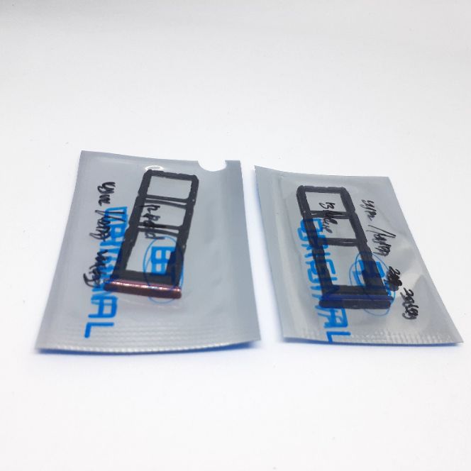 sim tray simlock kartu tempat kartu vivo 17 / y12 original 100% ...