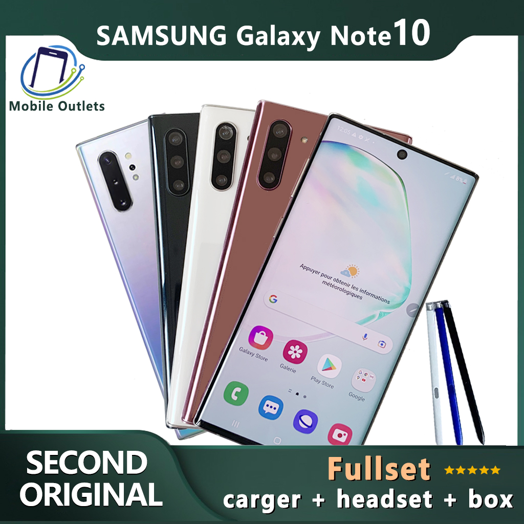 Samsung Galaxy Note10 5G Handphone second original Mulus 99% seperti baru no refundbish 256GB hp ...
