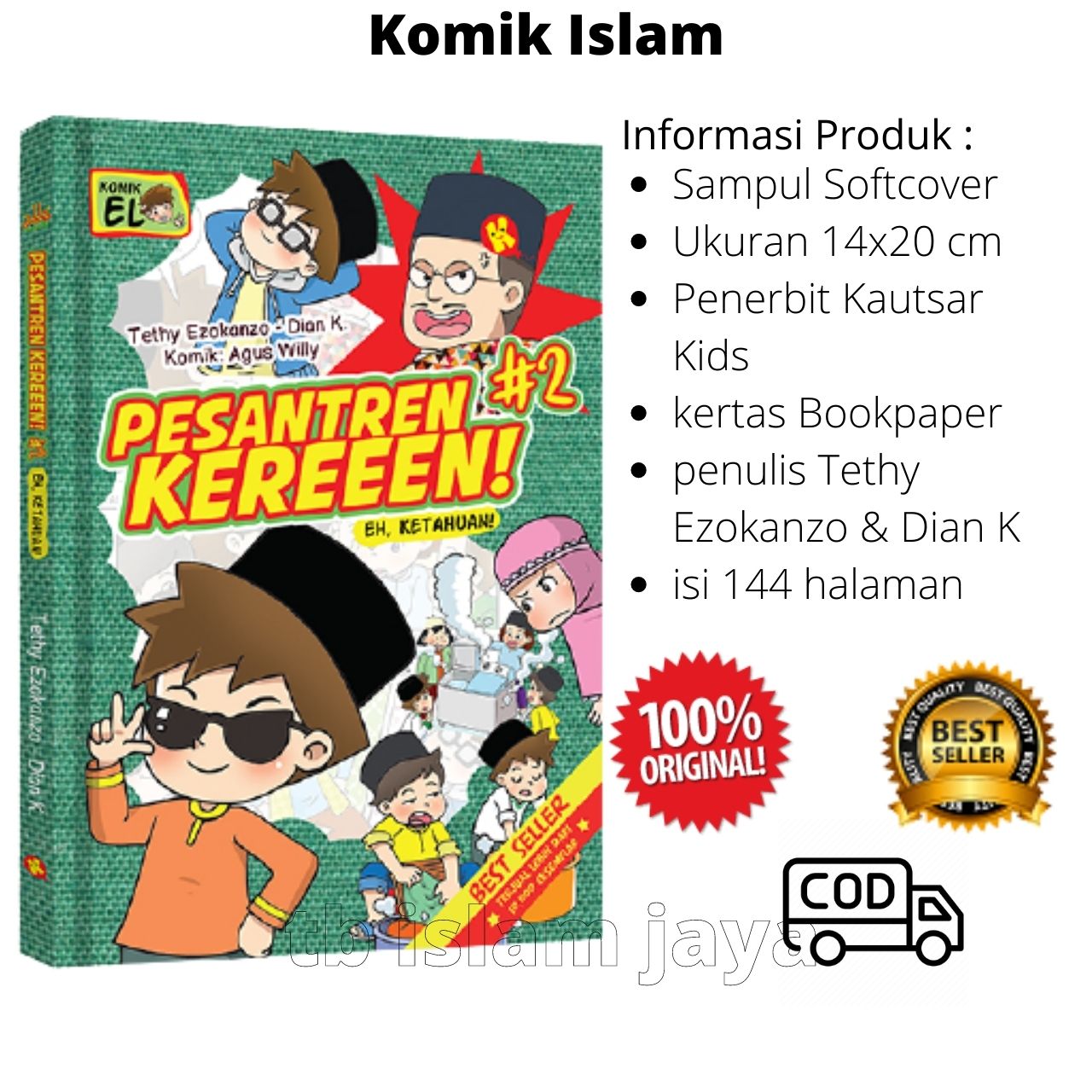 El Komik Pesantren Kereeen Comic Anak Islam Islami Keren Kautsar Kids ...