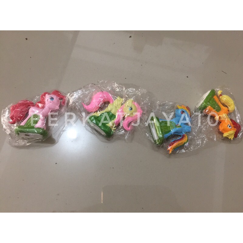 Topper Little Pony Kuda Figure Set Figurine Hias Kue Tart Ulang Tahun ...