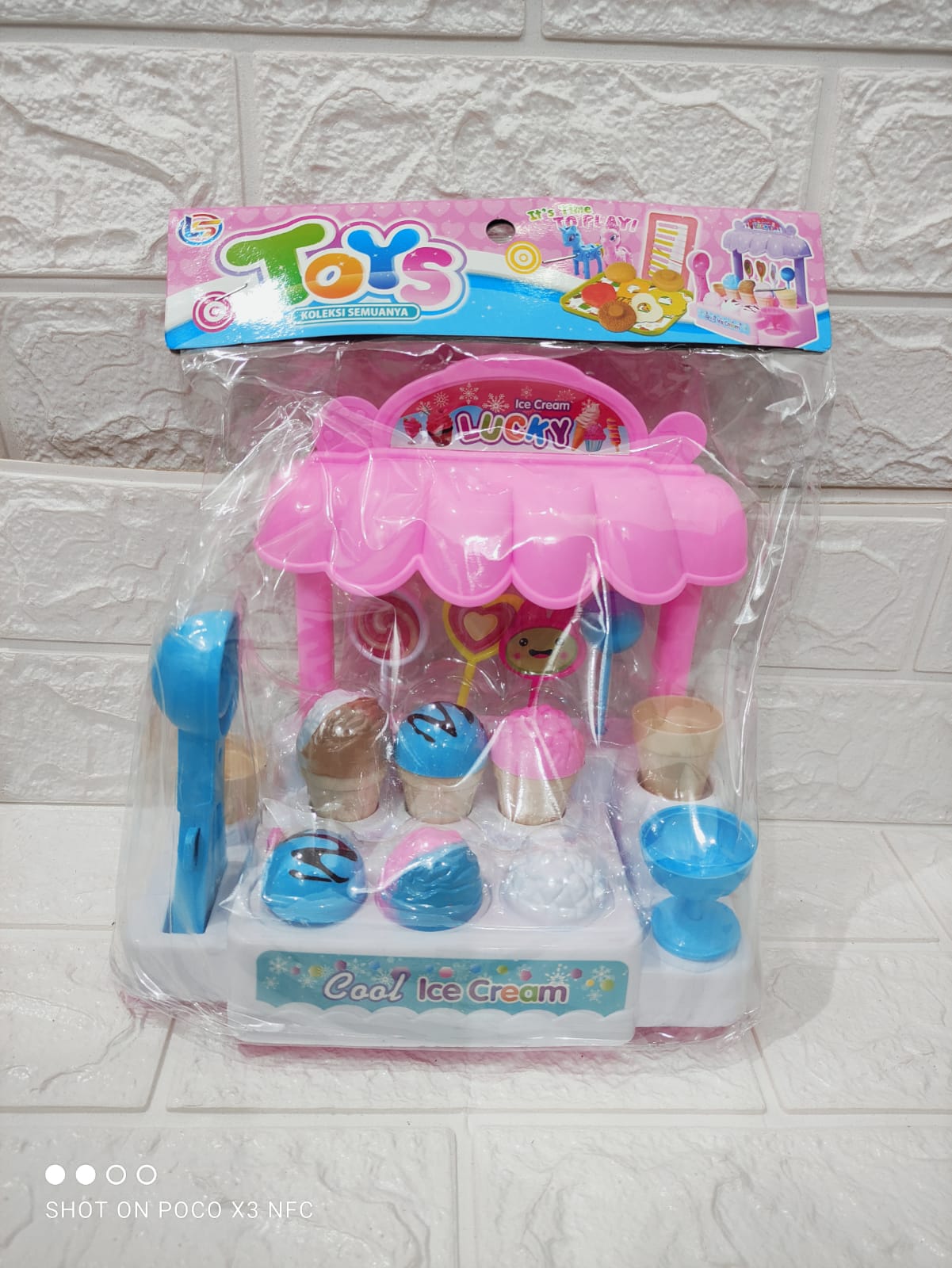 (COD)MAINAN ANAK COOL ICE CREAM SET LI1/MAINAN ANAK GEROBAK ES KRIM SET ...