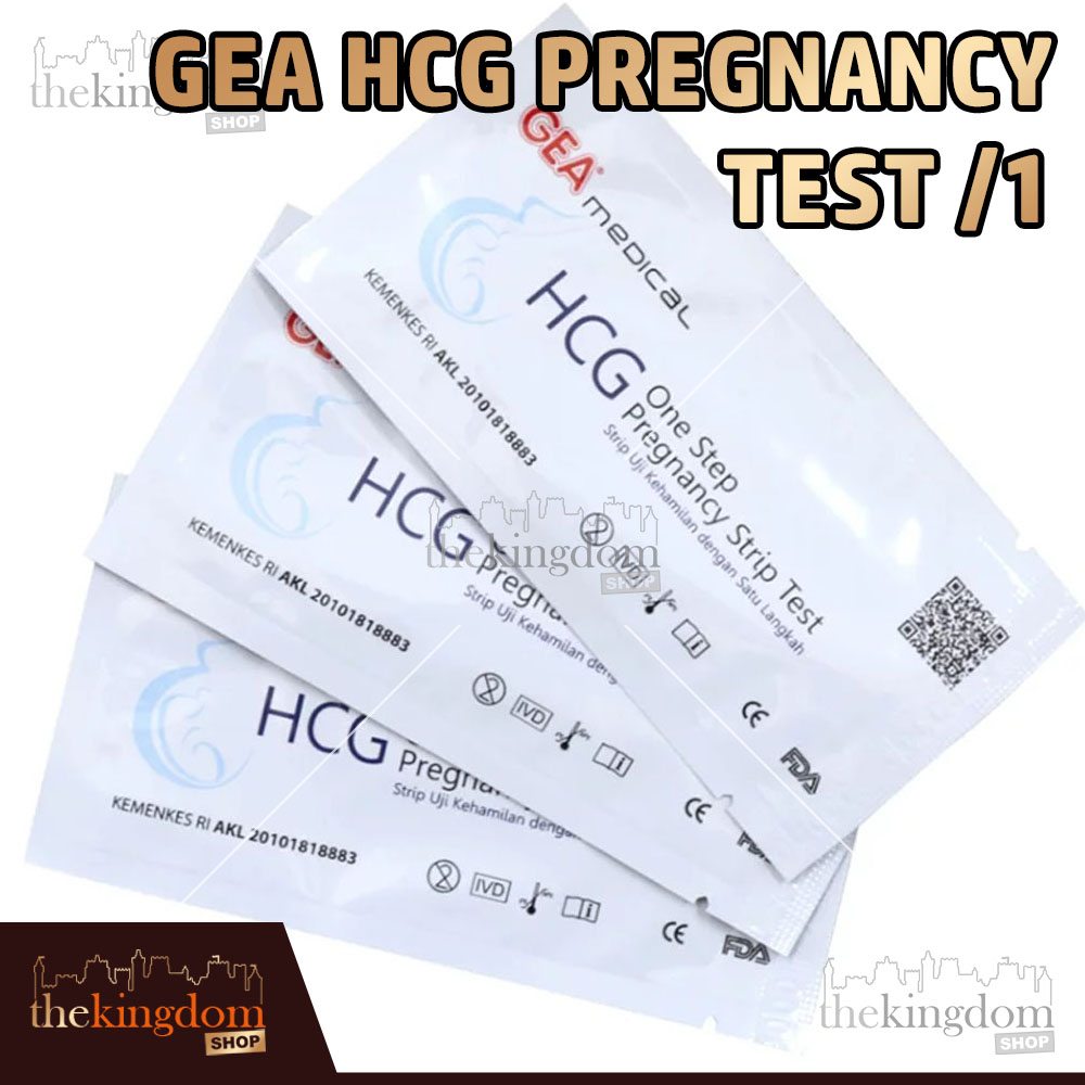 GEA HCG Pregnancy Test Hamil Tes Pack Kehamilan Strip Tespack | Lazada ...