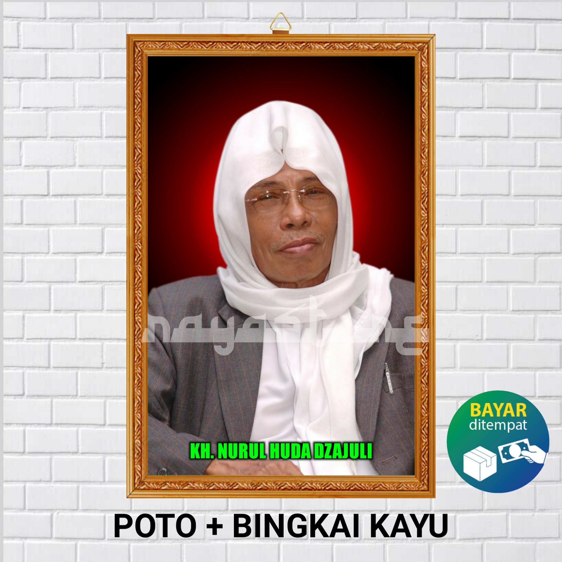 POSTER POTO + BINGKAI KHNURUL HUDA DZAJULI / POSTER KHNURUL HUDA ...