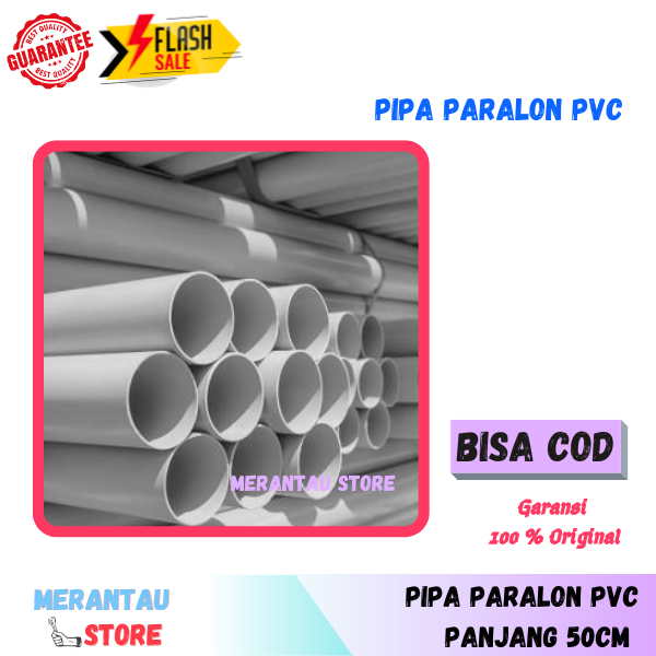 Pipa Potongan Paralon PVC 1Inch Aw Panjang 50 Cm Berkualitas Murah ...