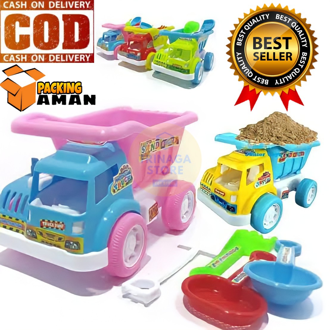( BISA COD ) PROMO Mainan Anak Mobil Mobilan Truk Truck Corong ...