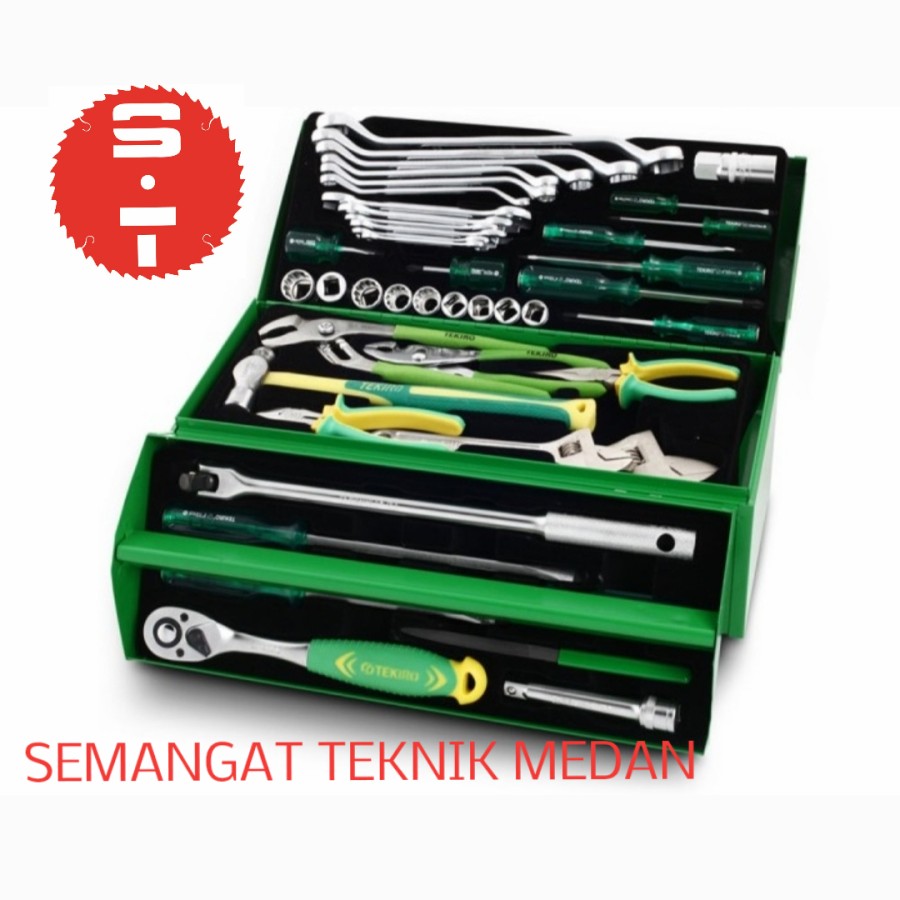 45pcs TEKIRO MEKANIK TOOLBOX TOOL SET KIT MECHANIC BOX 45 pcs TEKIRO ...