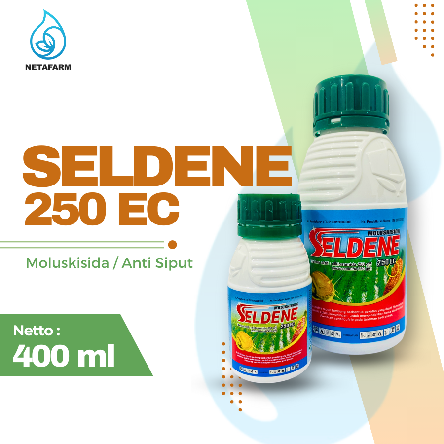 SELDENE 250EC Moluskisida Obat Racun Keong Siput Sawah - 400 ML ...