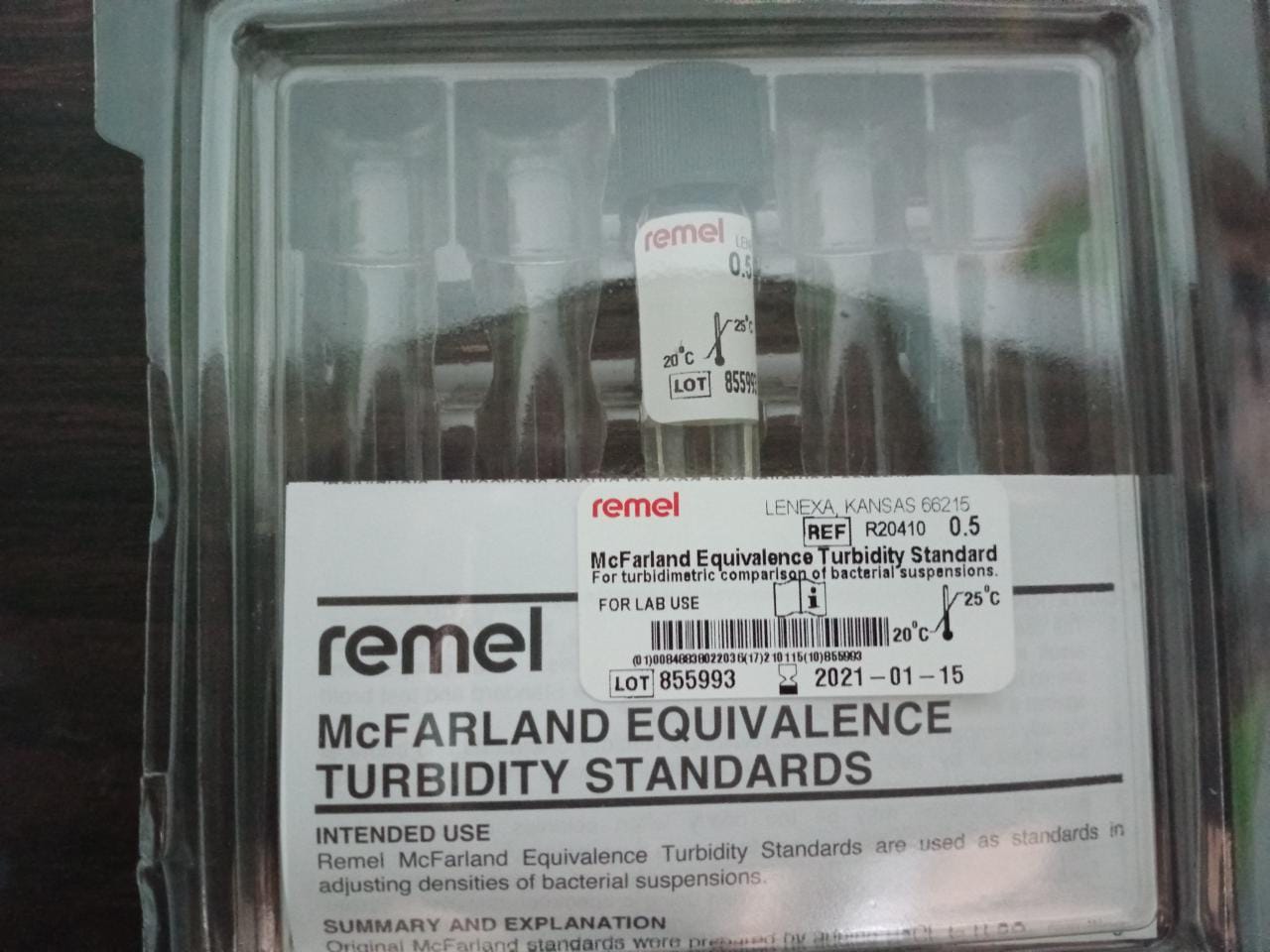 McFarland Equivalence Turbidity Standards 0, 5 | Lazada Indonesia