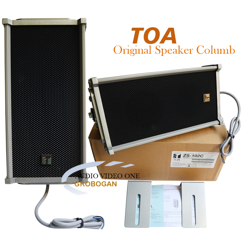 Speaker Toa ZS 102C Column Spiker Pengeras Suara in Outdoor Colum Spiker TOA ZS-102 Original ...