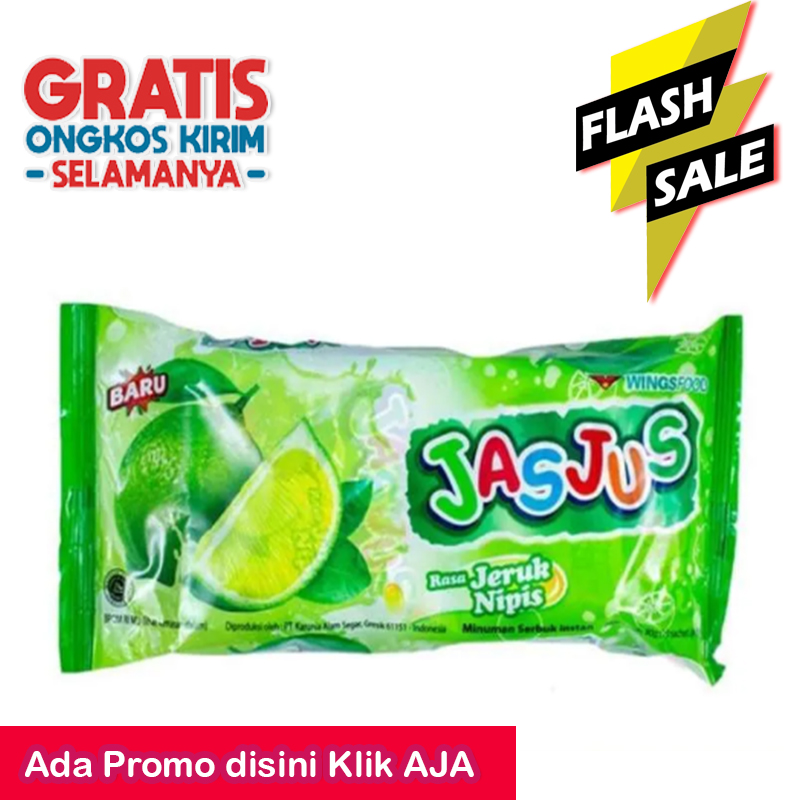 Jasjus Rasa jeruk nipis isi 10 jas jus jeruk nipis | Lazada Indonesia