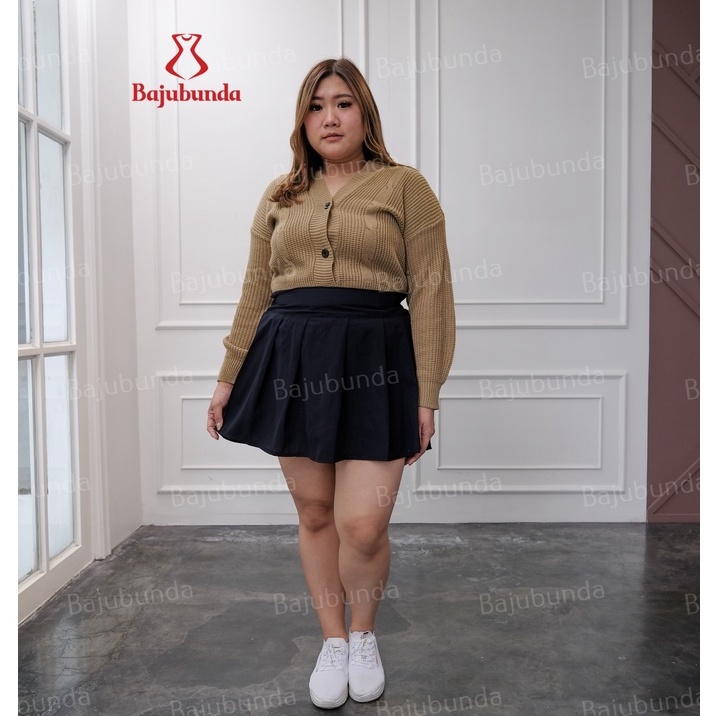 Rok Mini Jumbo Polos / Big Size Mini Skirt / Rok Jumbo | Lazada Indonesia
