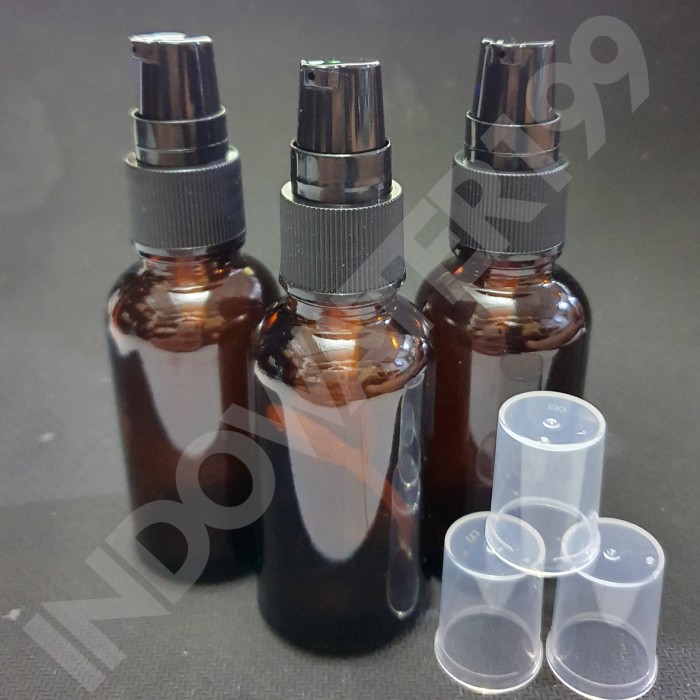 BOTOL KACA 30 ML AMBER KEPALA TREATMENT PUMP - botol pipet kaca unik ... BOTOL KACA 30 ML AMBER KEPALA TREATMENT PUMP - botol pipet kaca unik ...