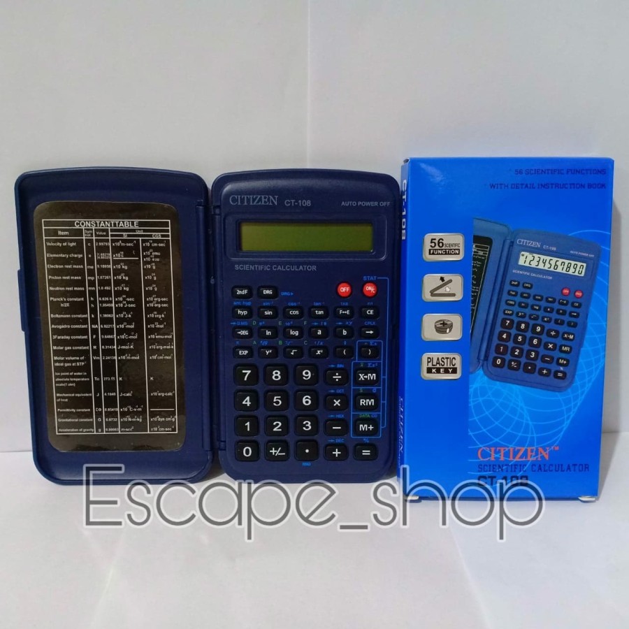 KALKULATOR SCIENTIFIC CITIZEN CT 108 - CALCULATOR CITIZEN CT-108 ...