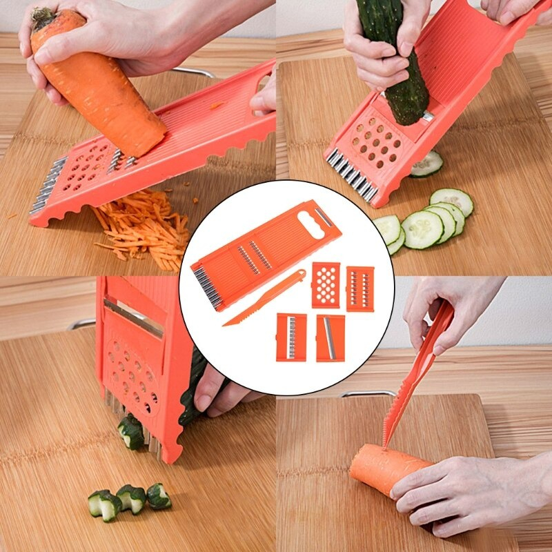 MULTI FUNGSI 5 IN 1 PARUTAN KENTANG WORTEL BUAH SAYUR | Lazada Indonesia
