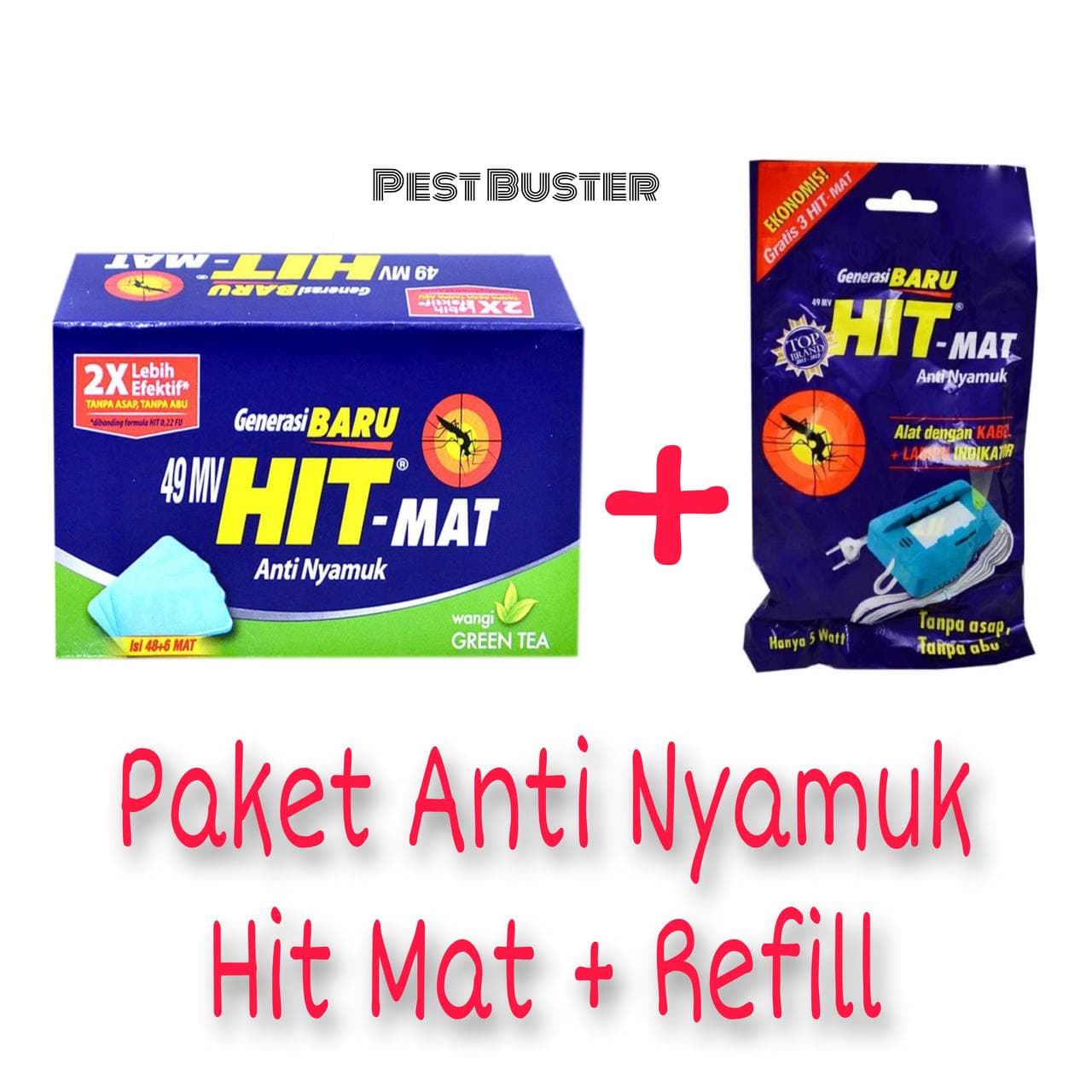 Paket Hit Mat Alat Ekonomis + Hit Mat Reffil 18S - Anti Nyamuk | Lazada ...