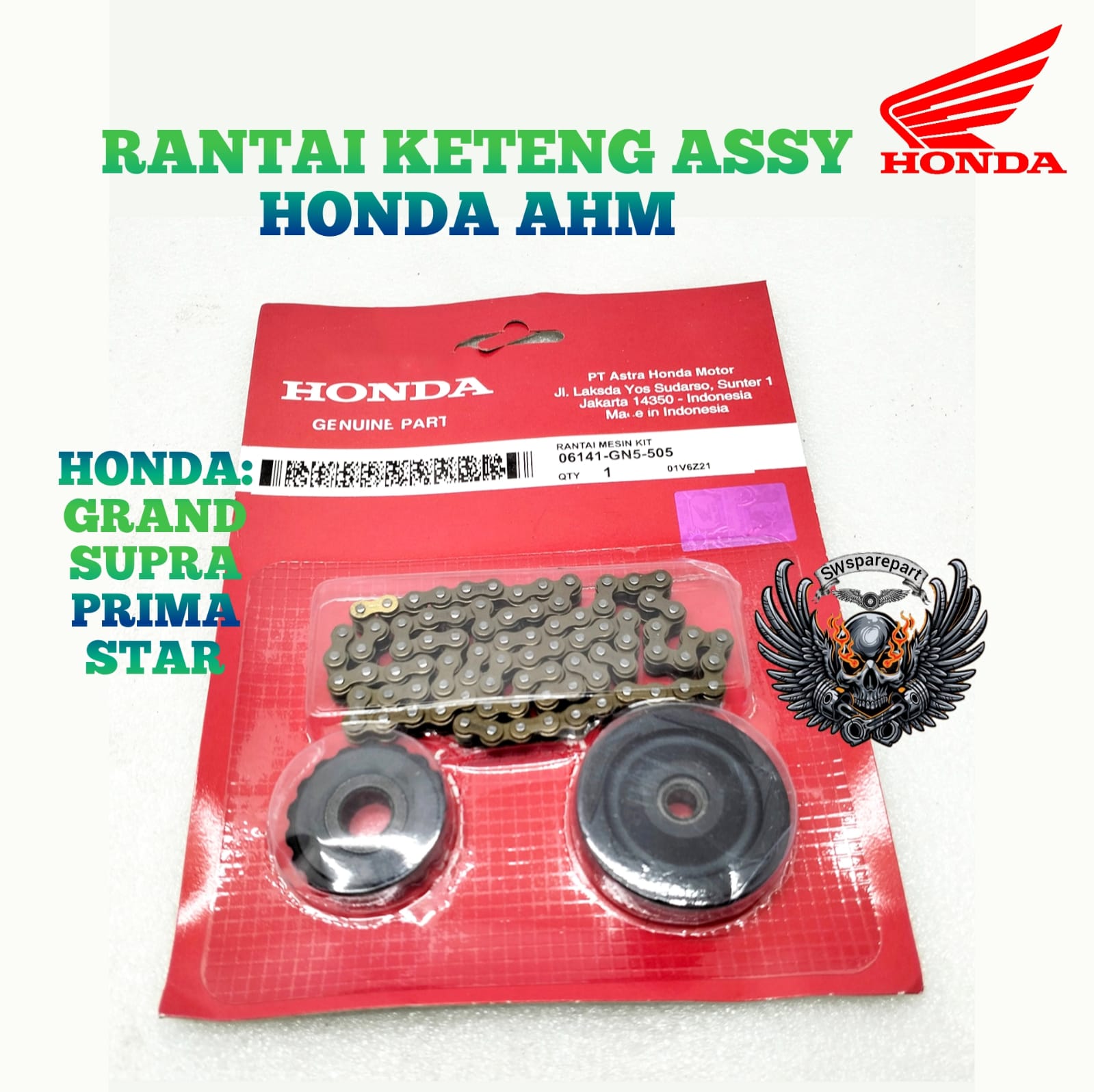 ORI RANTAI KETENG HONDA AHM GRAND SUPRA PRIMA WIN LEGENDA X STAR ...