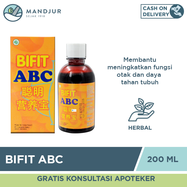 Bifit ABC - Suplemen Otak- Daya Ingat- Kecerdasan- Insomnia- Anemia ...