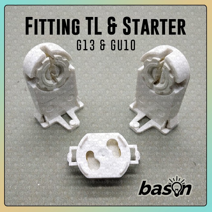 Fitting TL + Fitting Starter GU10 - untuk instalasi lampu TL | Lazada ...