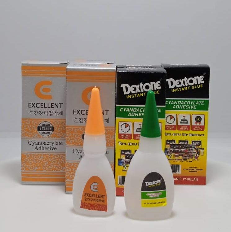 Lem Korea Isi 10 Pcs / Lem Super Lem Tetes Serbaguna / Lem Power Glue ...