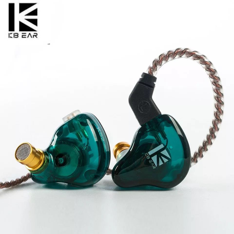 KBEAR KS2 Hybrid DD+BA In ear earphone With 0.78mm pin TFZ earbud Hifi ...