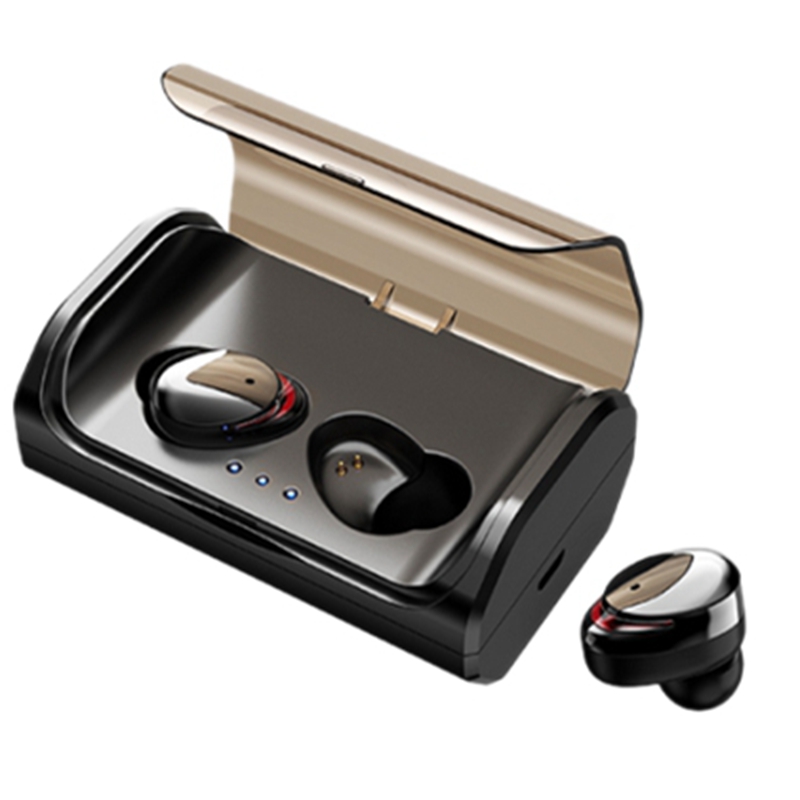 TWS T8 Bluetooth Earphones 5.0 Wireless Earbuds Deep Bass Stereo IPX7 ...