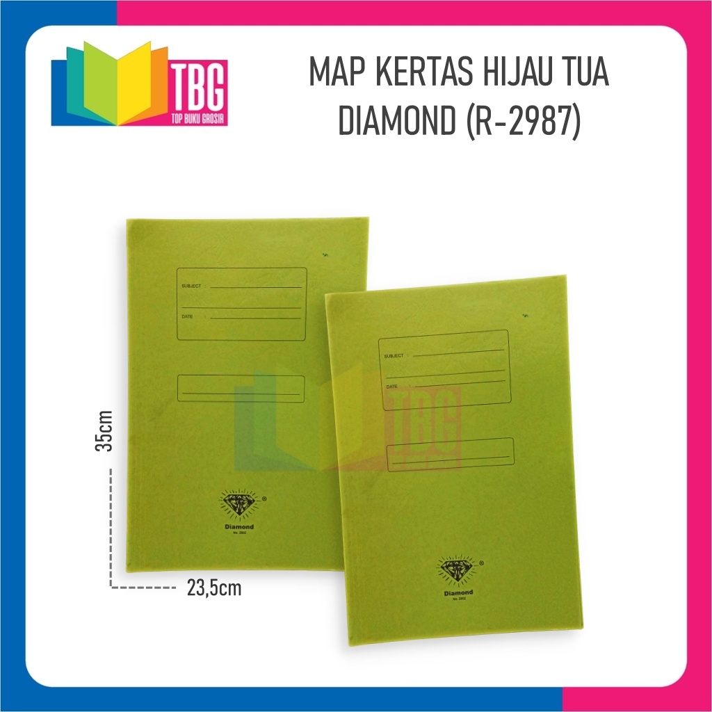 1 PCS MAP KERTAS DIAMOND / STOPMAP DOKUMEN | Lazada Indonesia