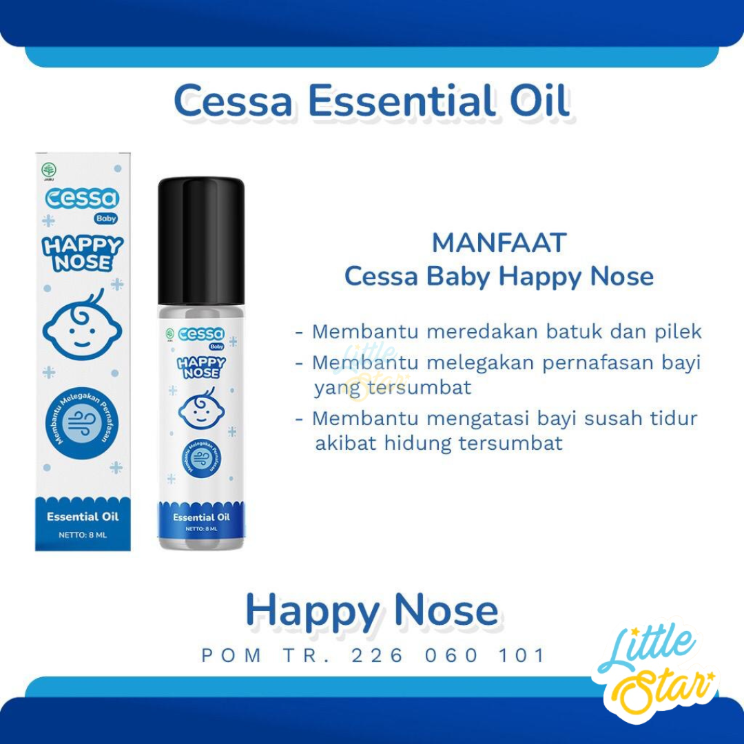 Cessa Essential Baby Oil 8 Ml Minyak Roll On Bayi Oli Esensi Pereda ...