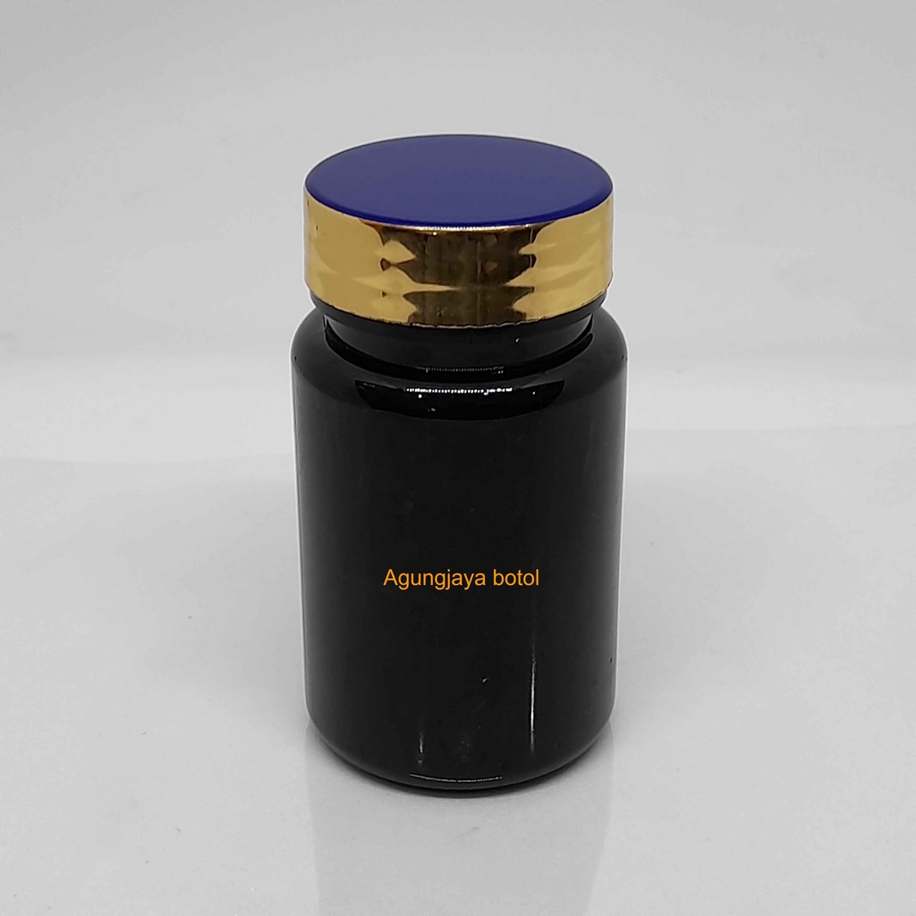 Botol Obat 100 ml Hitam PS Neck 38 / Botol 100 ml Hitam Neck 38 / Btol ...
