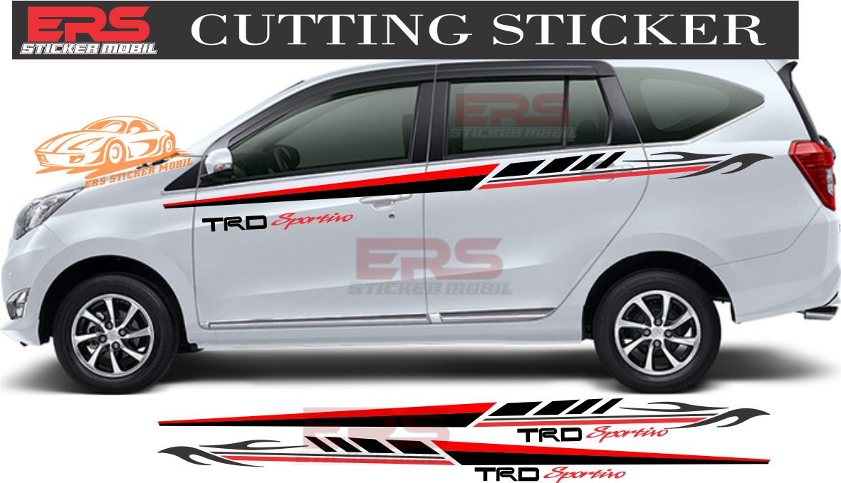 Stiker Setiker Mobil cutting body pintu samping agya ayla calya sigra ...