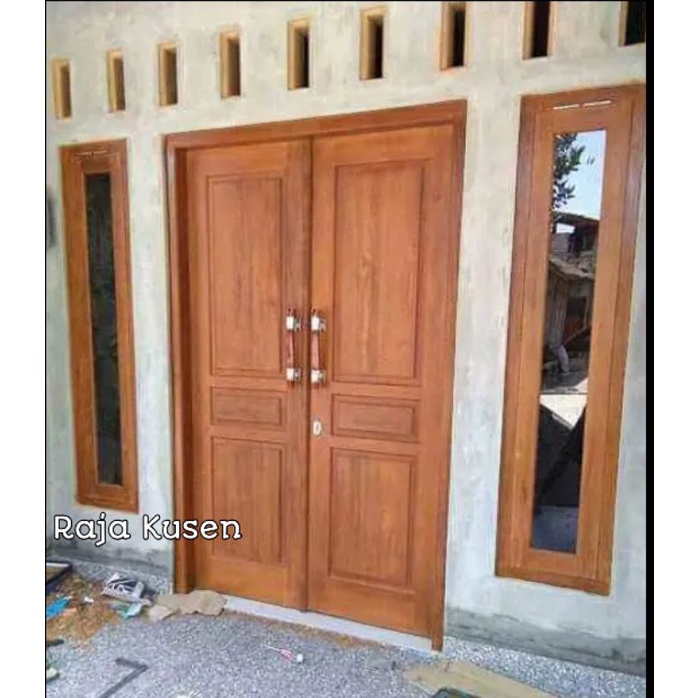 1 Set Kusen Bagian Depan Kusen Pintu Jendela Loster | Lazada Indonesia