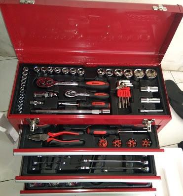 Mechanical Tool Kit Set Kriwbow KW013814 Toolbox Peralatan Perkakas ...