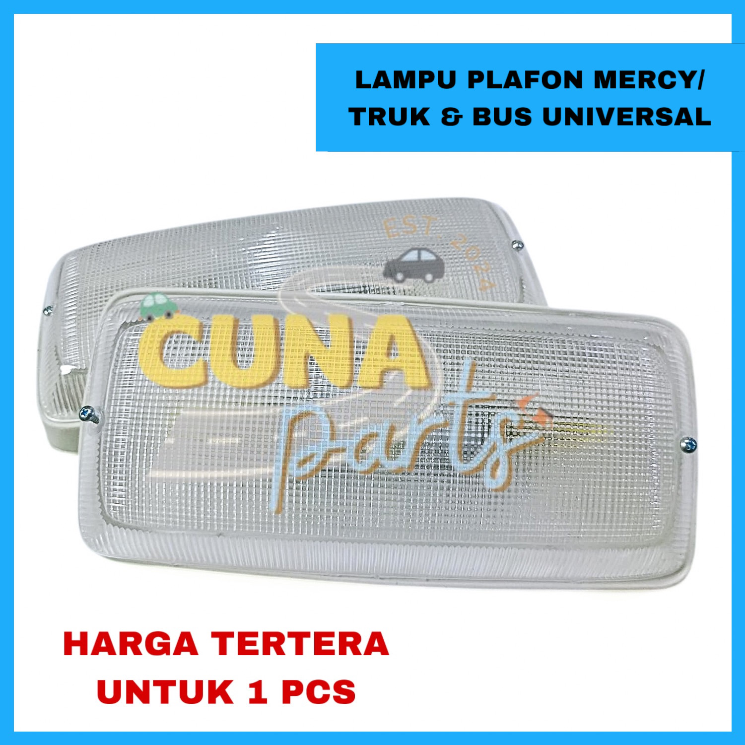 Lampu Plafon Mercy Truk & Bus Universal [Cuna Parts] | Lazada Indonesia
