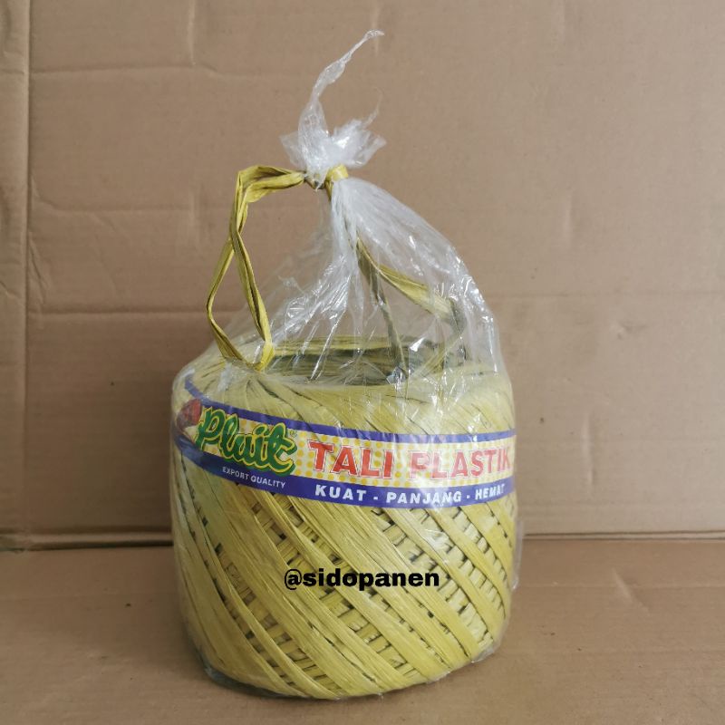 TALI RAFIA PLASTIK / TALI RUMPUT JEPANG MEREK PLUIT WARNA HIJAU MERAH ...