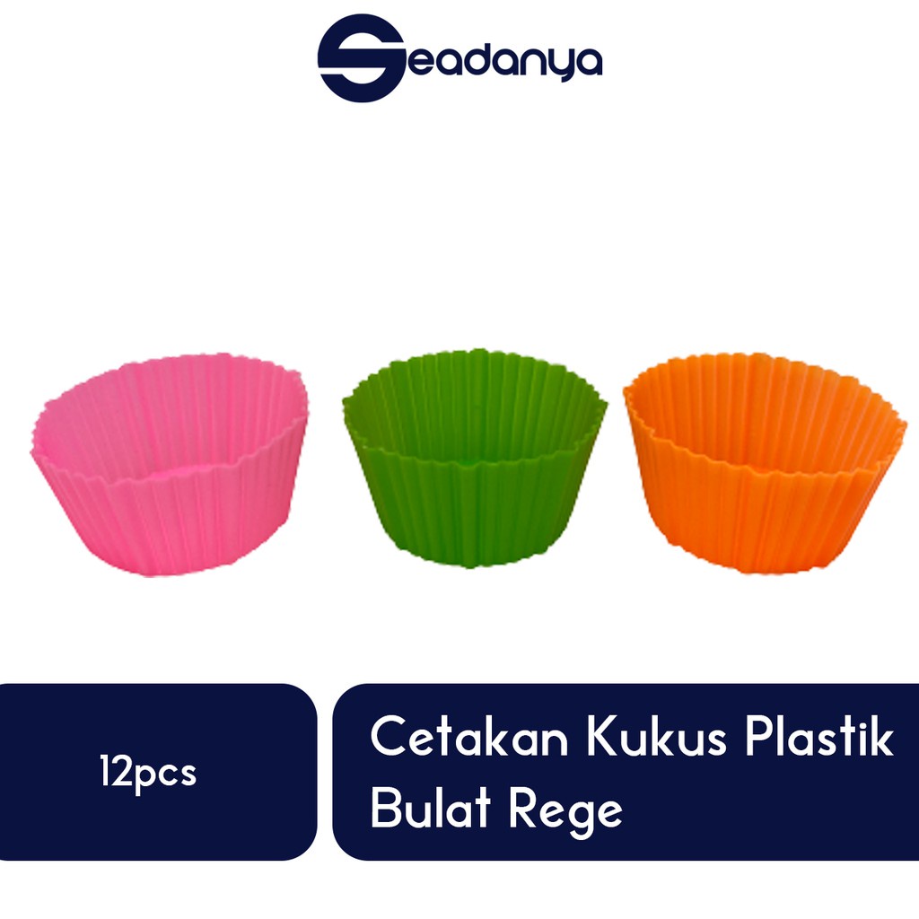 Cup Kukus Plastik Bulat Rege 12pcs Semua Warna(3370) -Cetakan Bolu/Roti ...