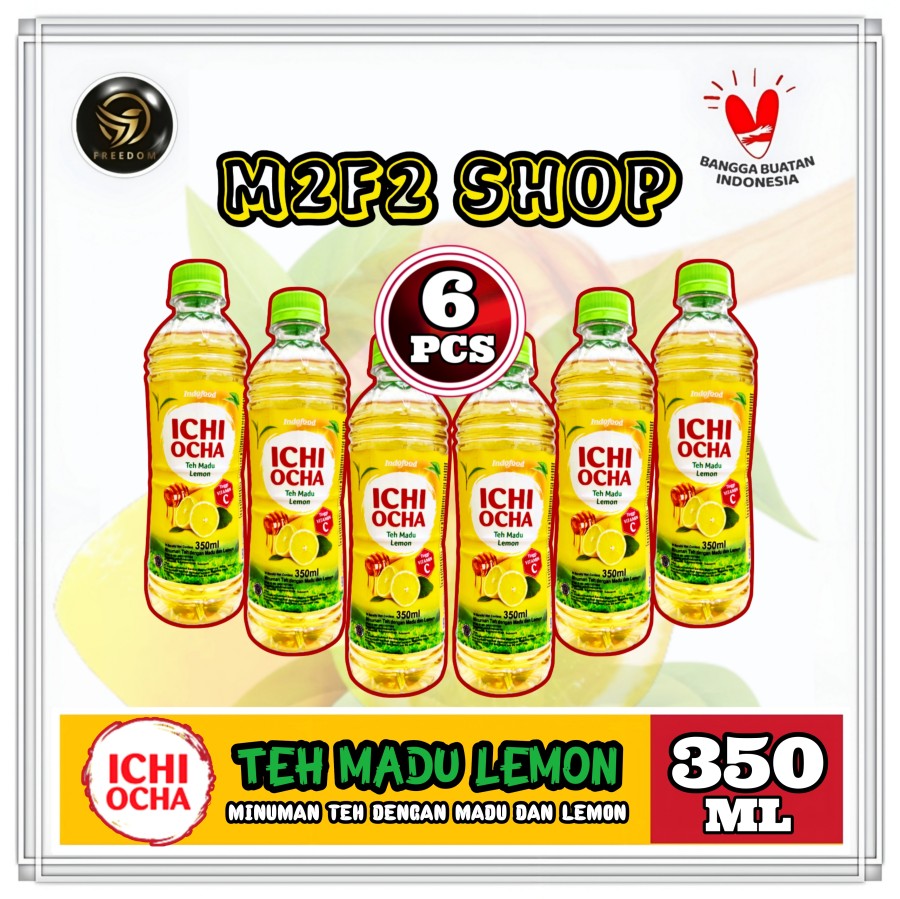 ICHI OCHA Minuman Teh Madu Lemon Botol Plastik Pet - 350 ml (Kemasan 6 Pcs) | Lazada Indonesia