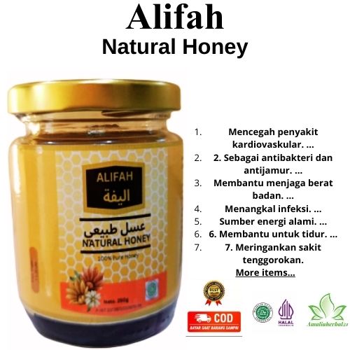 PAKET MADU ALSHIFA NATURAL HONEY 1kg FREE 250gr MADU AL SHIFA 100% ...
